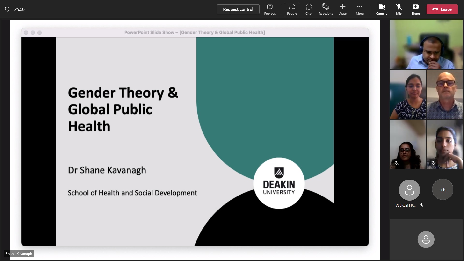 Guest Lecture on “Gender Theory and Global Public Health”: November 25 ...